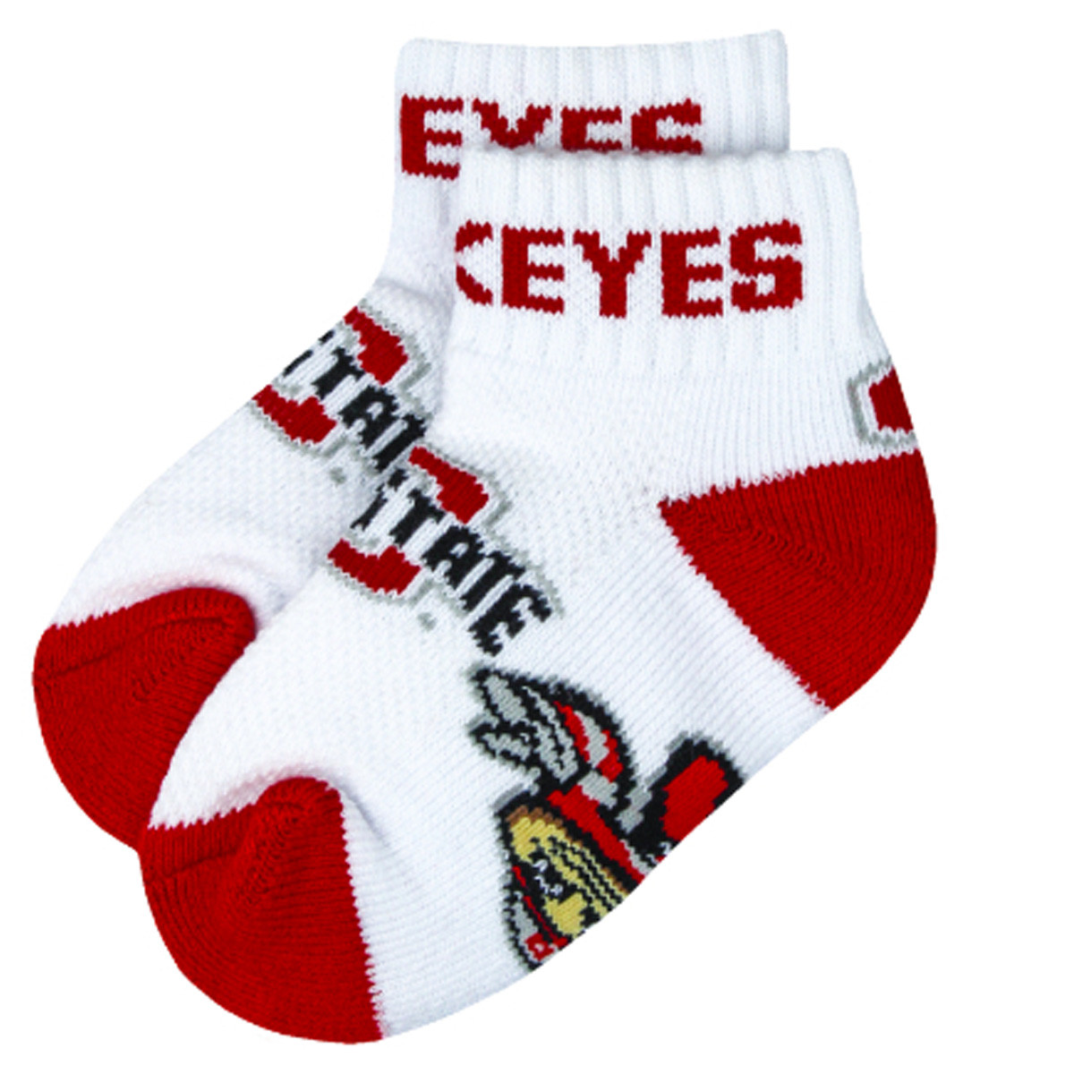 Ohio State Kids Mulit Logo Sock. - College Traditions