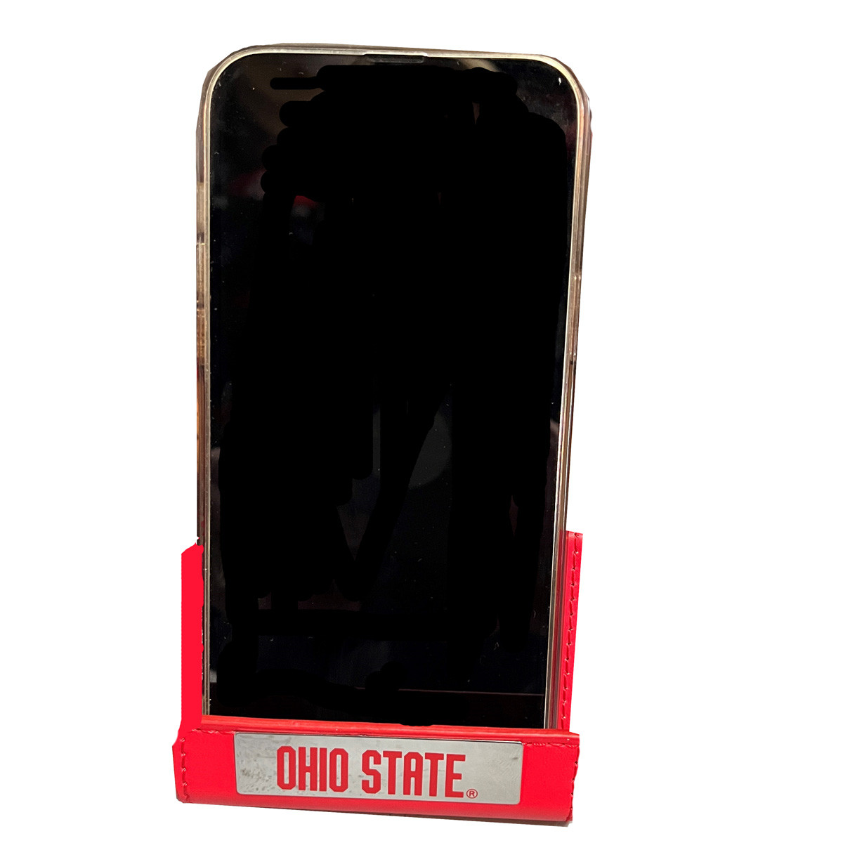 Ohio State Red Leather Phone/Tablet Stand - College Traditions