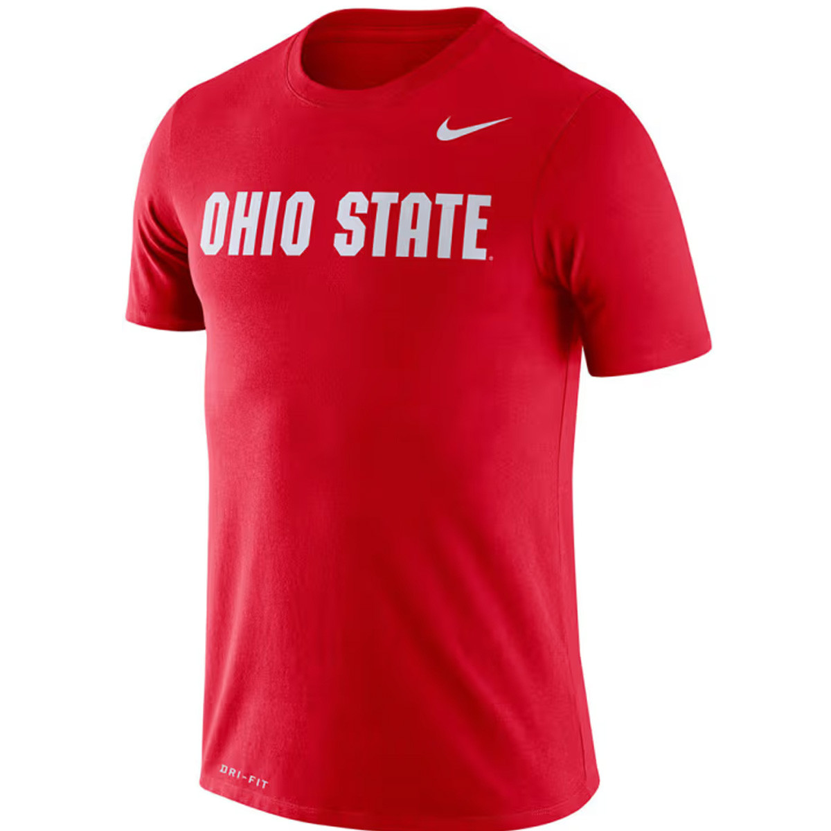 Ohio State Nike Red Wordmark Tee. - College Traditions
