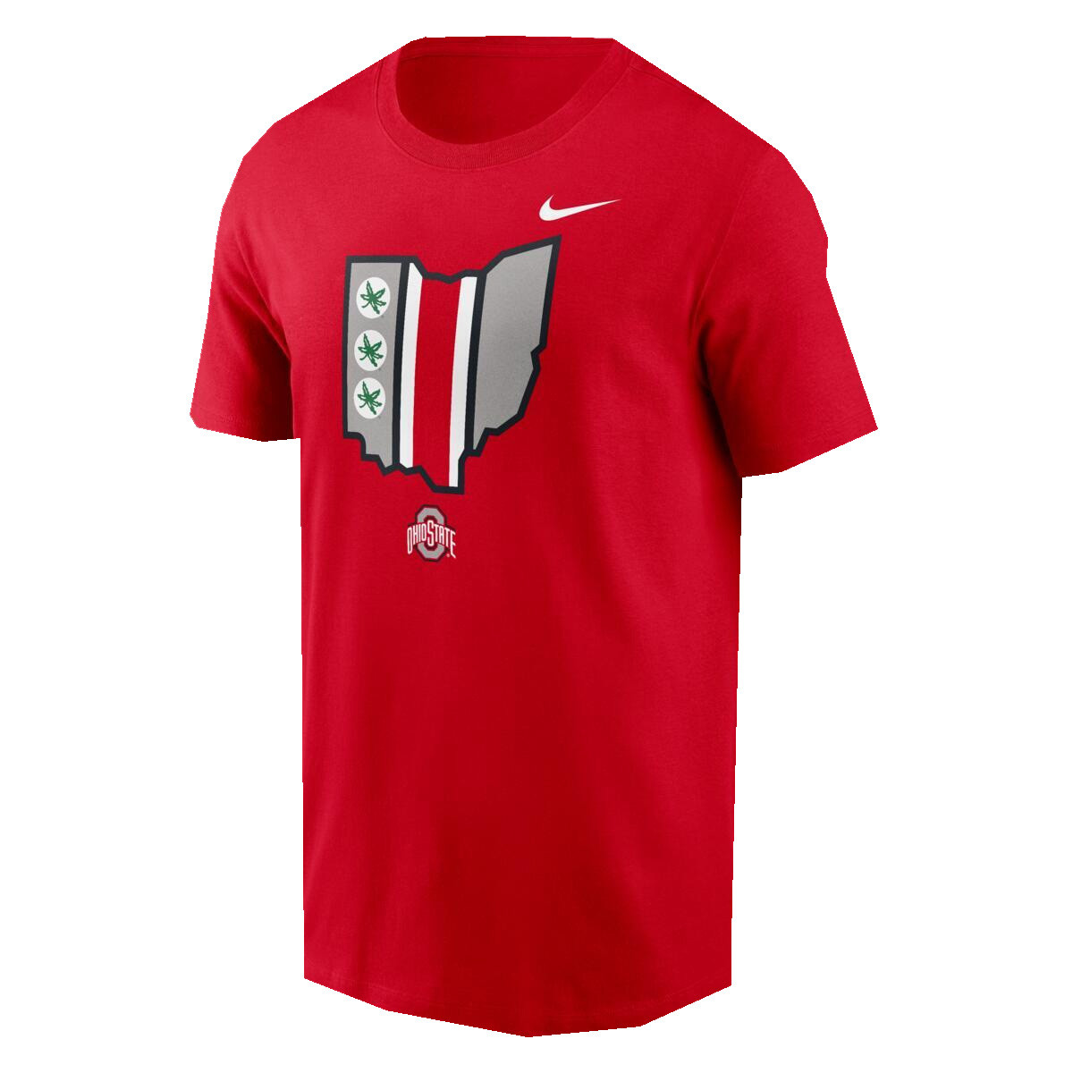 Ohio State Nike Red State Tee. - College Traditions