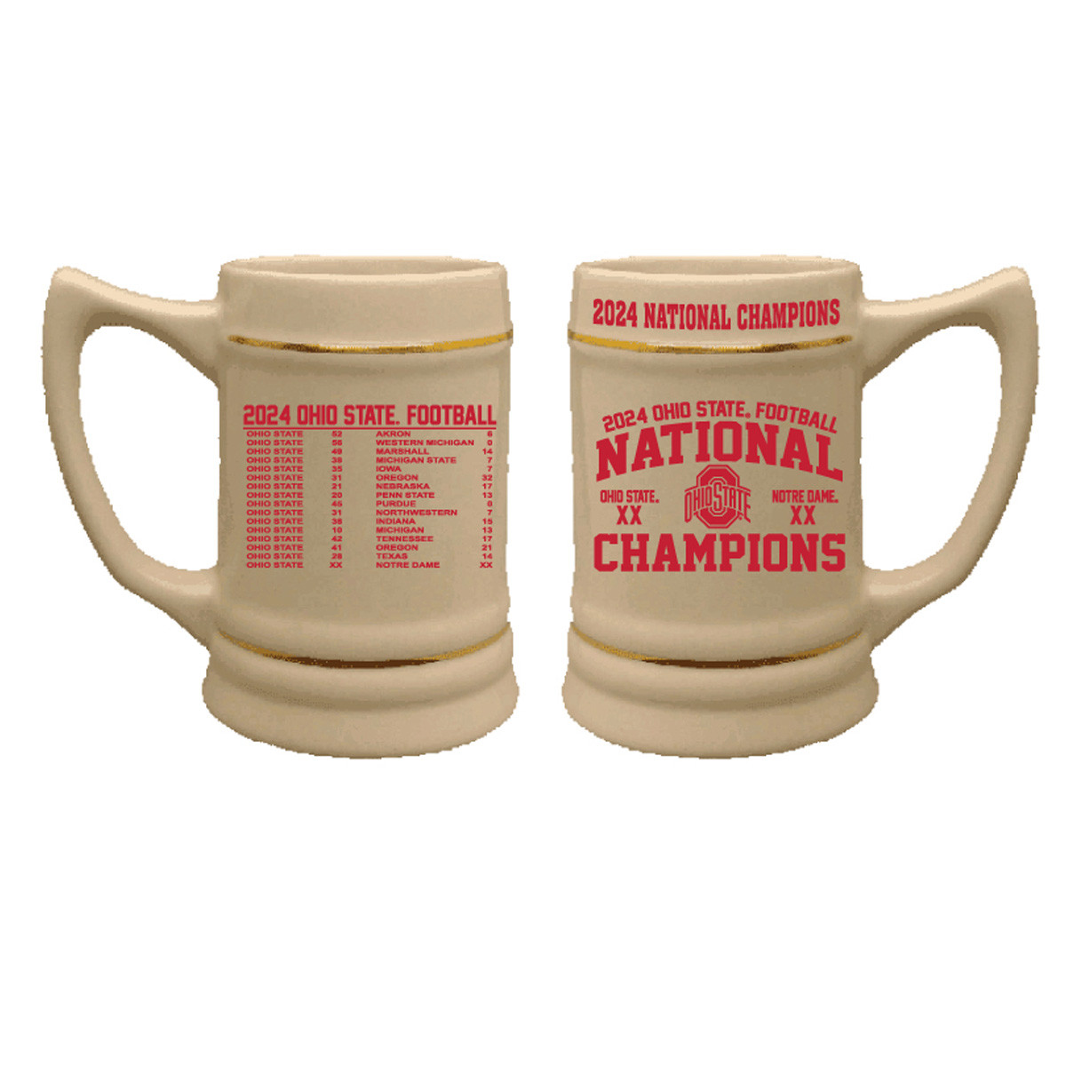 Ohio State National Chamnpion Ceramic Stein - College Traditions