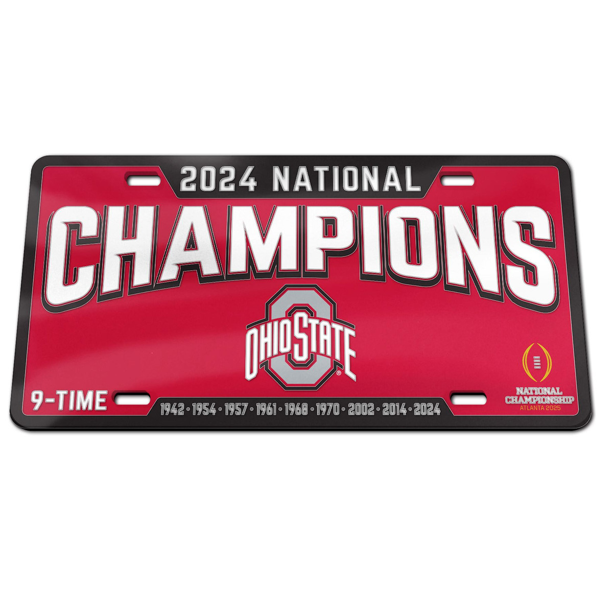Ohio State Metal License Plate - College Traditions