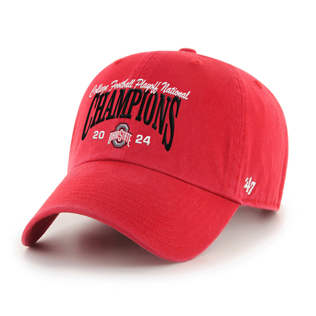 Ohio State Red National Champ Cap. Cloth Adjustable Back - College ...