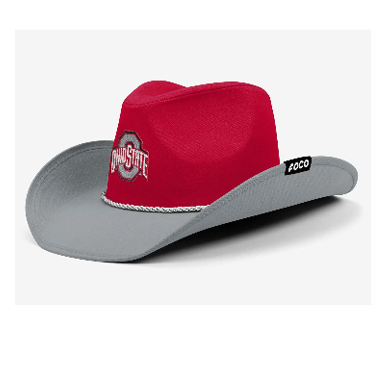 Ohio State Scarlet and Gray Cowboy Hat - College Traditions