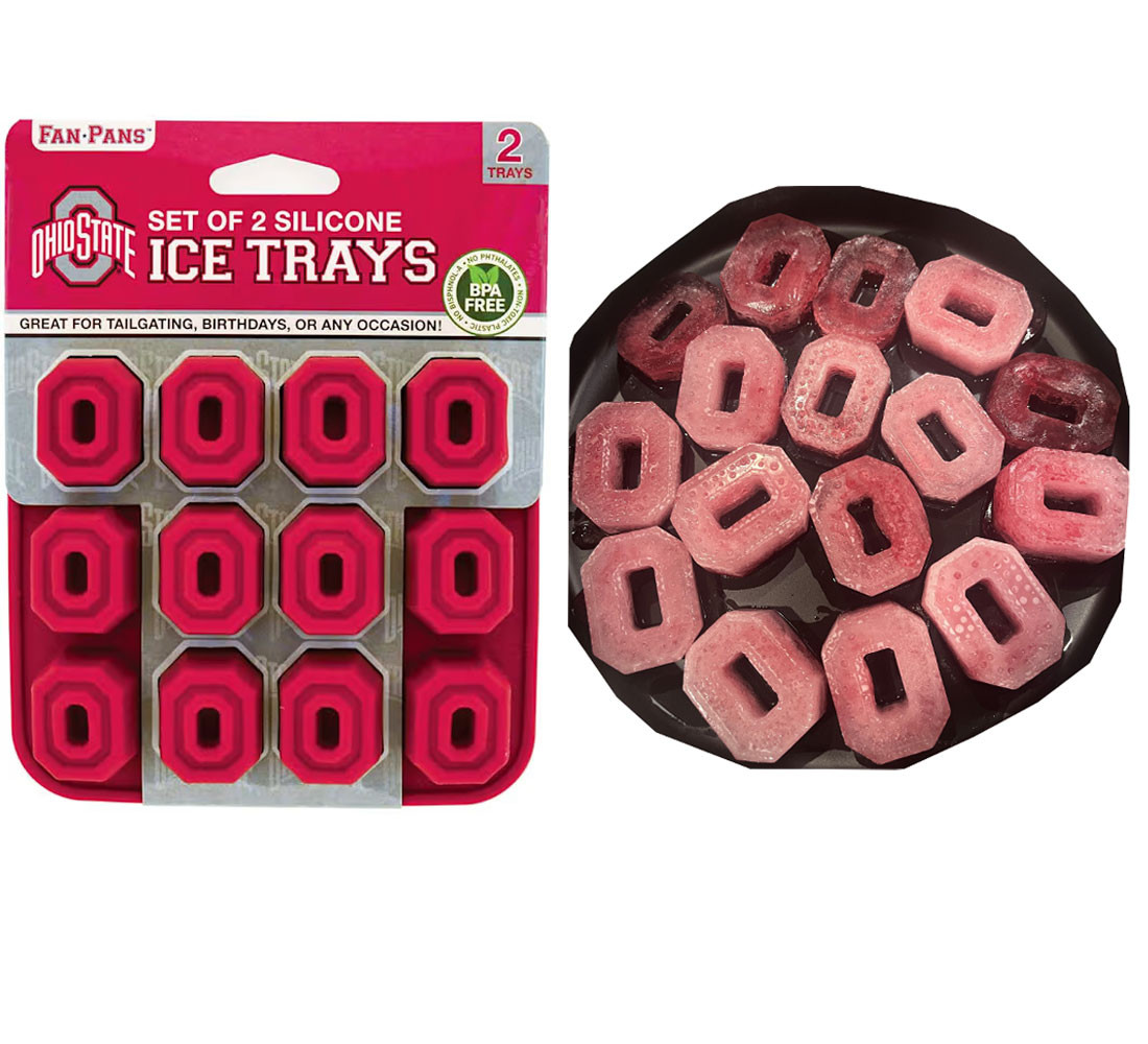 2 Pack Block O Ice Cube Trays / Candy Molds - College Traditions