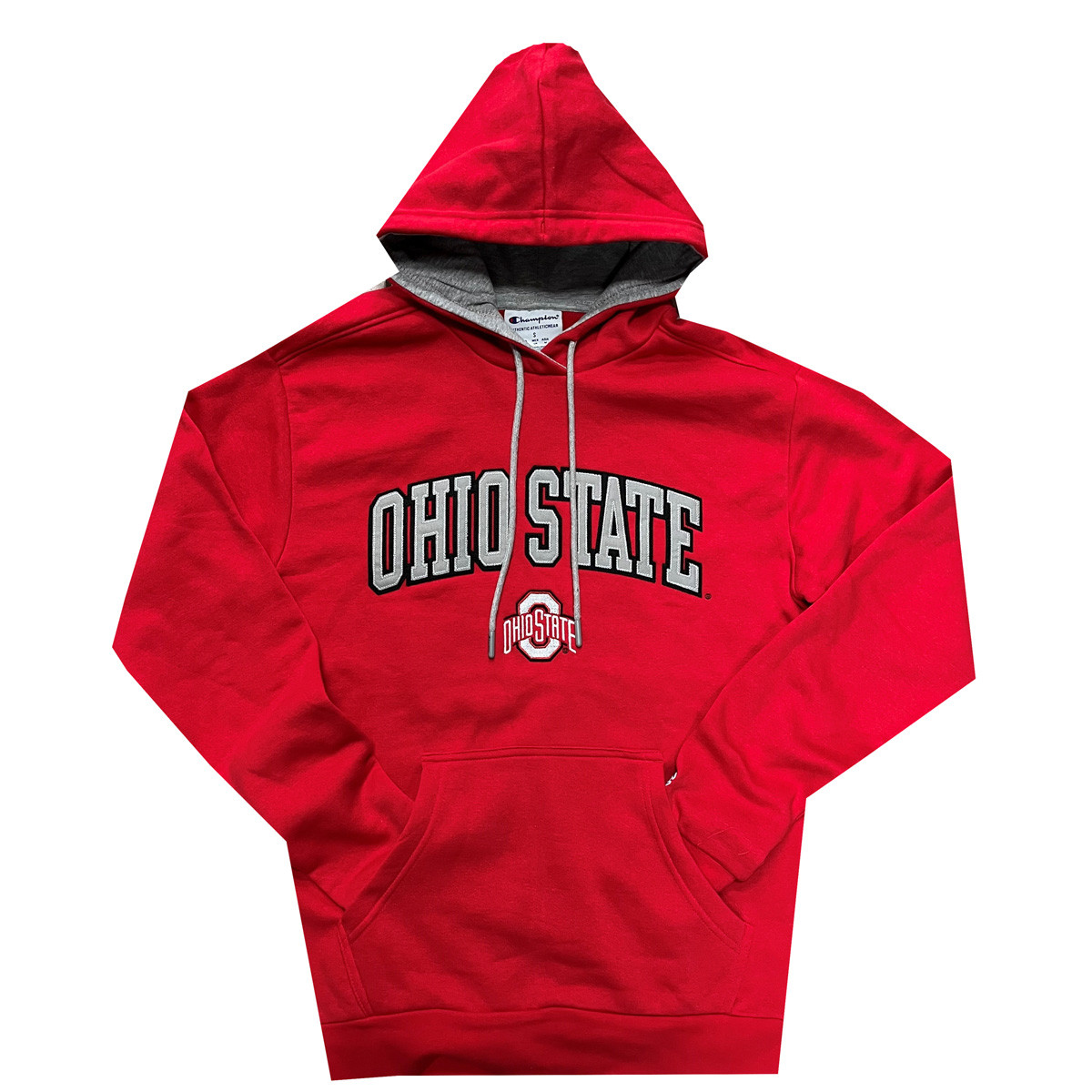 Ohio State Red Hood w/Applique Logo. - College Traditions