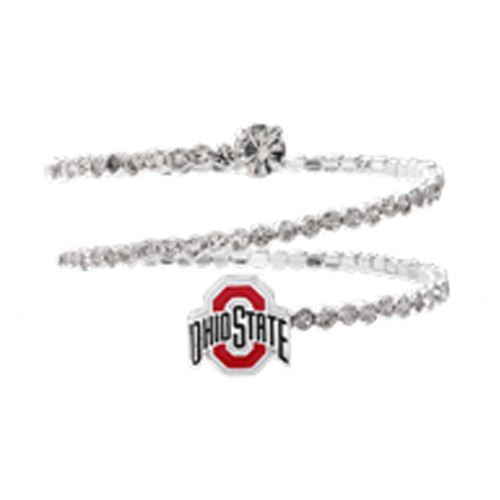 Ohio State Wrap Around Rhinestone Bracelet - College Traditions