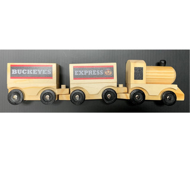 15" Wooden Ohio State Train - College Traditions
