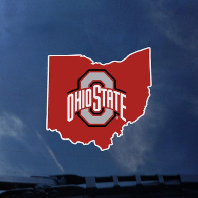 Red Ohio State Decal - College Traditions