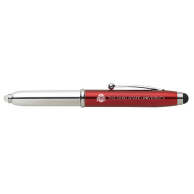 Red and Silver Triple Function Pen - College Traditions