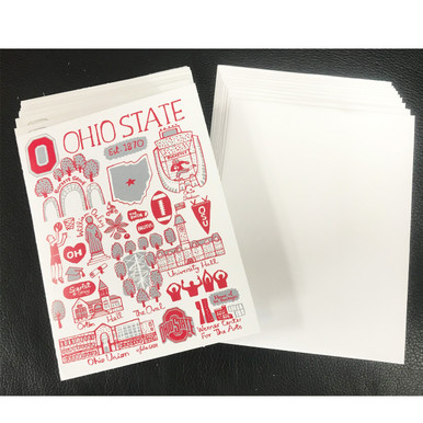 Set of 10 Ohio State Note Cards and Envelopes - College Traditions
