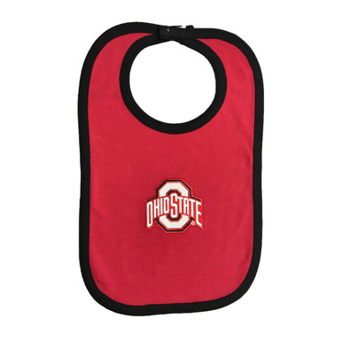 Red/Black Ohio State Knit Bib - College Traditions