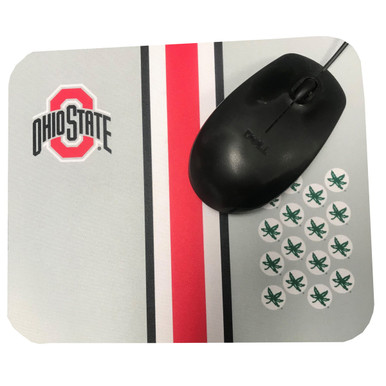 Helmet Stripe Ohio State Mousepad - College Traditions