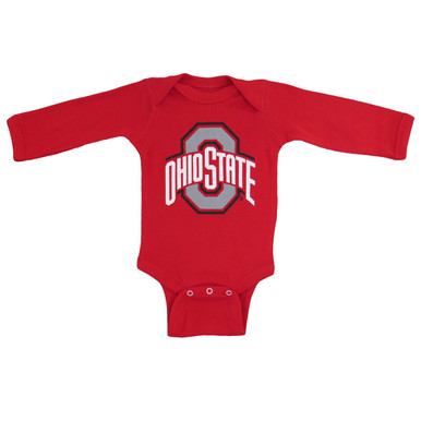 Red Long Sleeve Creeper - College Traditions