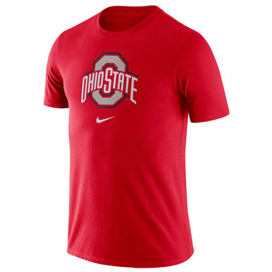 Red Short Sleeve 100% Cotton Logo Tee - College Traditions