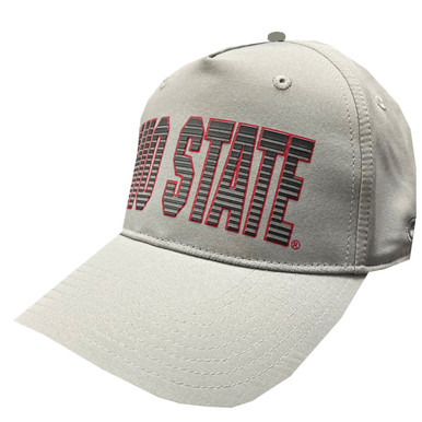 Ohio State Gray High Pressure Constructed Fitted Cap - College Traditions