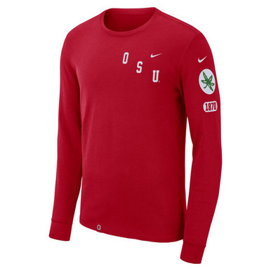 Ohio State Red Nike Long Sleeve. - College Traditions