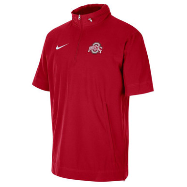 Ohio State Nike Red Short Sleeve Coaches Jacket - College Traditions