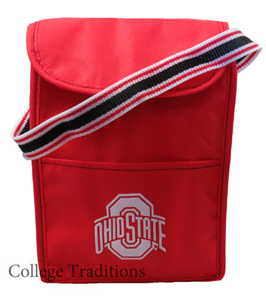 Red Lunch Box with Athletic Logo - College Traditions
