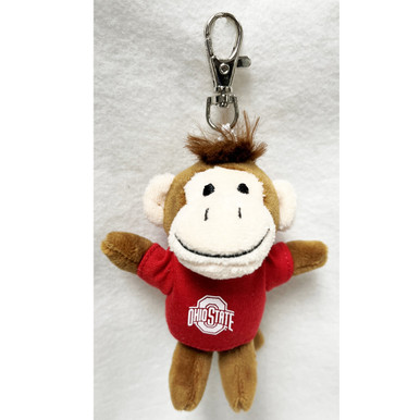 4.5" Ohio State Monkey Keychain - College Traditions