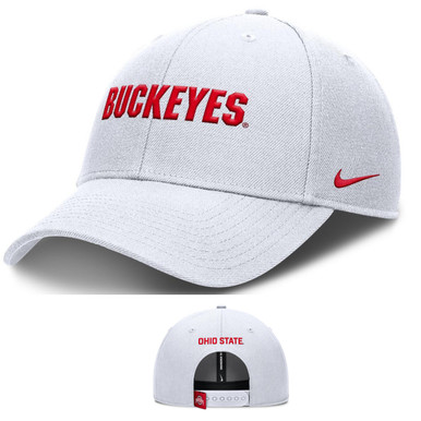 Ohio State Nike White Buckeyes Cap. - College Traditions