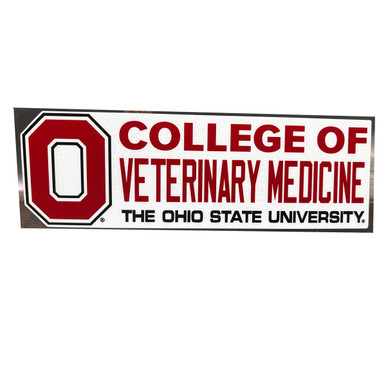 Ohio State College of Veterinary Medicince Outside Decal - College ...