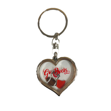 OSU Heart Floater Keychain - College Traditions