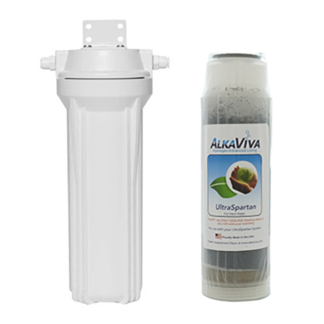 AlkaViva UltraSpartan Hard Water Filter Cartridge and Housing | AvivaWater