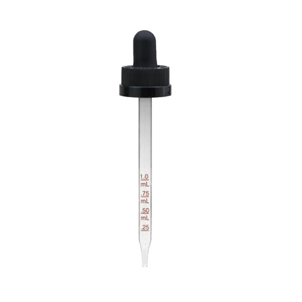 Regular Dropper Graduated 89mm Pipette with 20mm-neck
