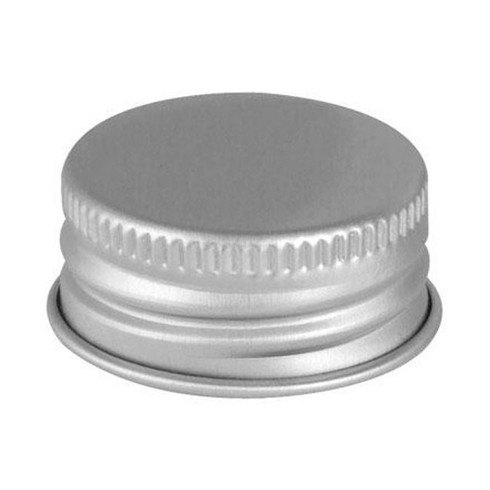 24mm 24-400 Aluminum Silver Metal Cap