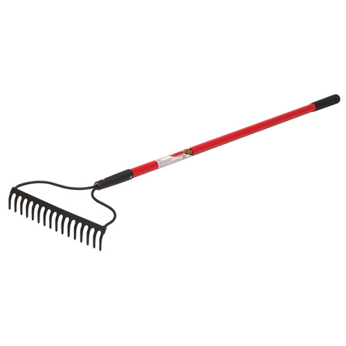 16-Tooth Welded Bow Rake with Fiberglass Handle - Yeoman & Company