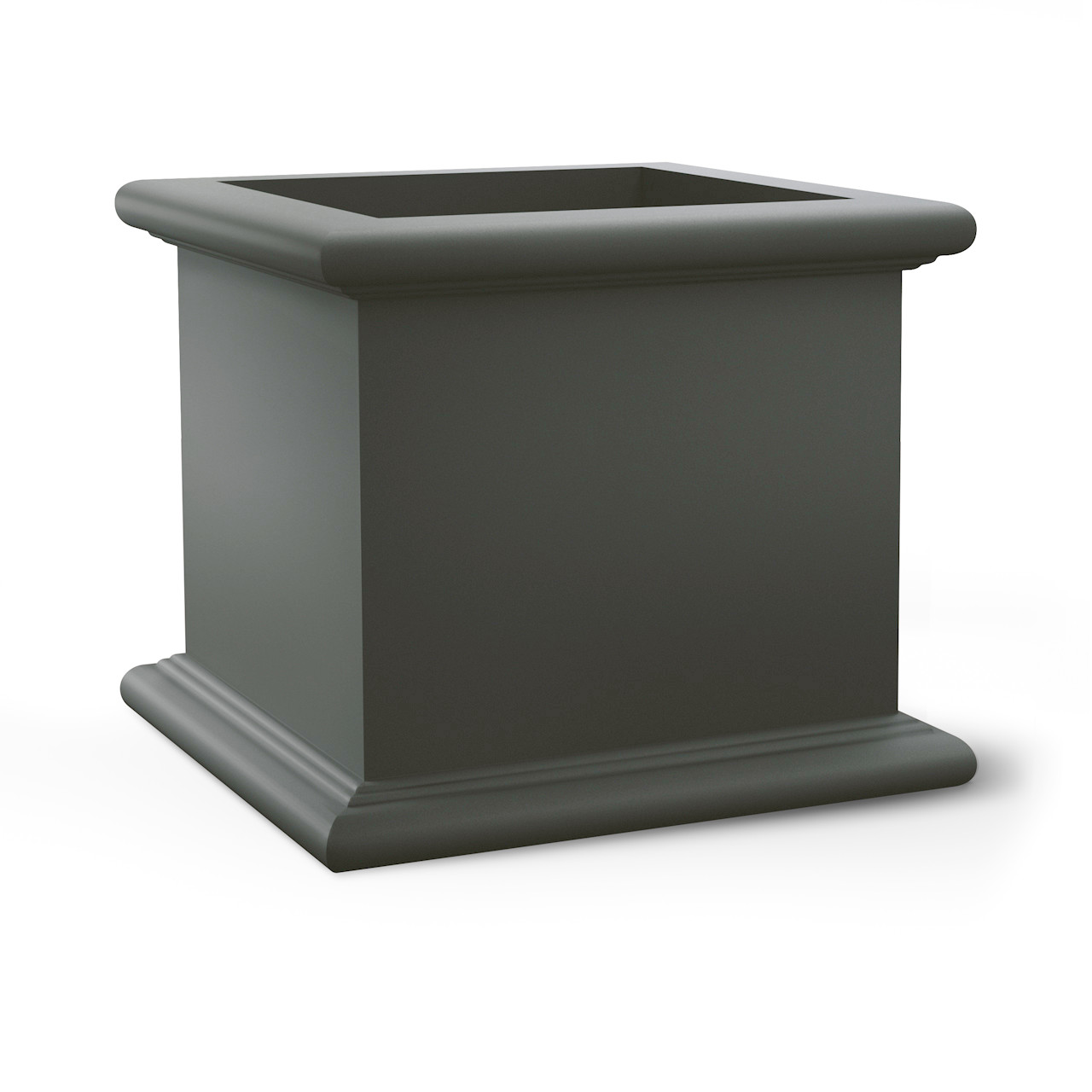 Square Fiberglass Planters Tapered Square Fiberglass Planter | 3ft
