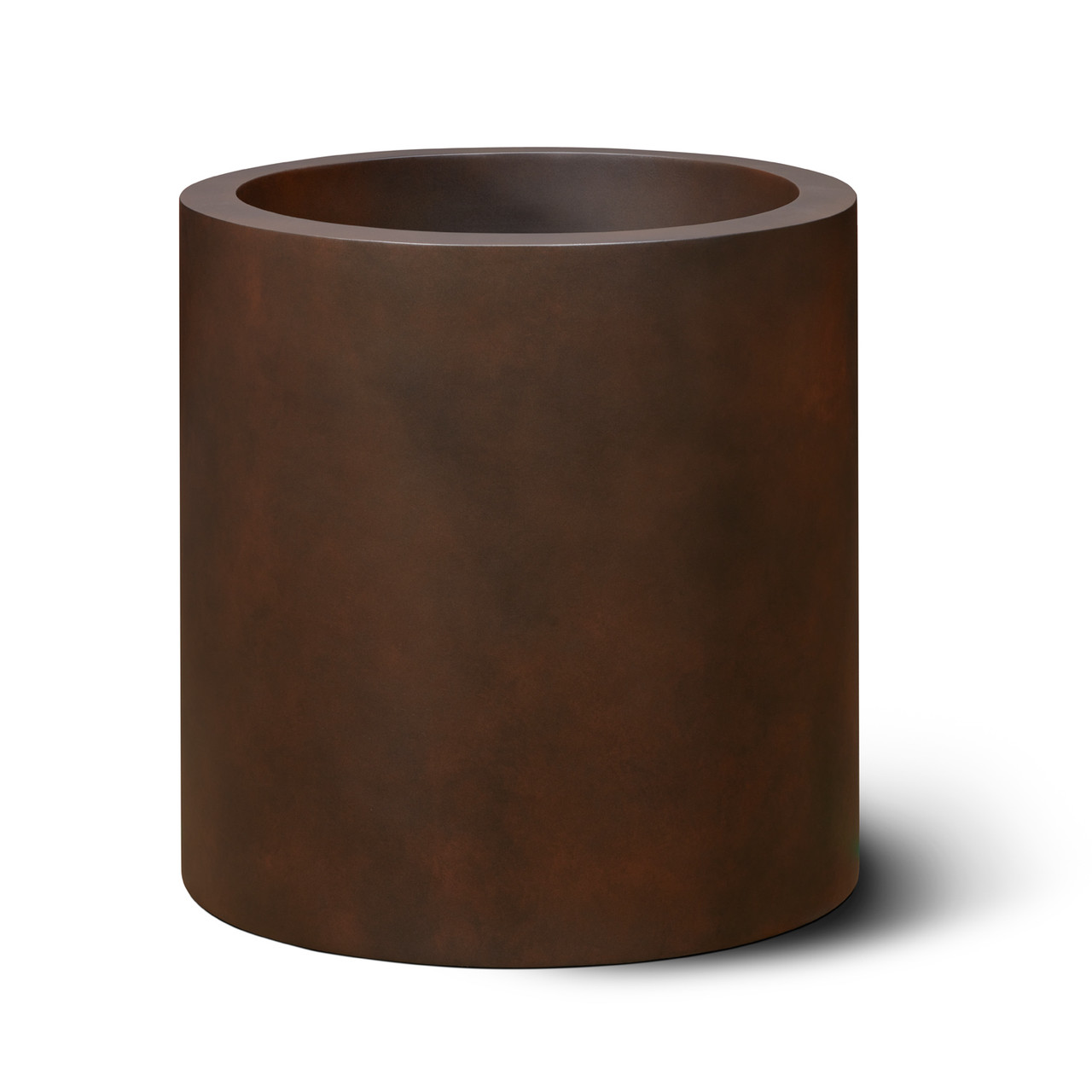 Modern Fiberstone Round Shape Planter in 10 Finishes