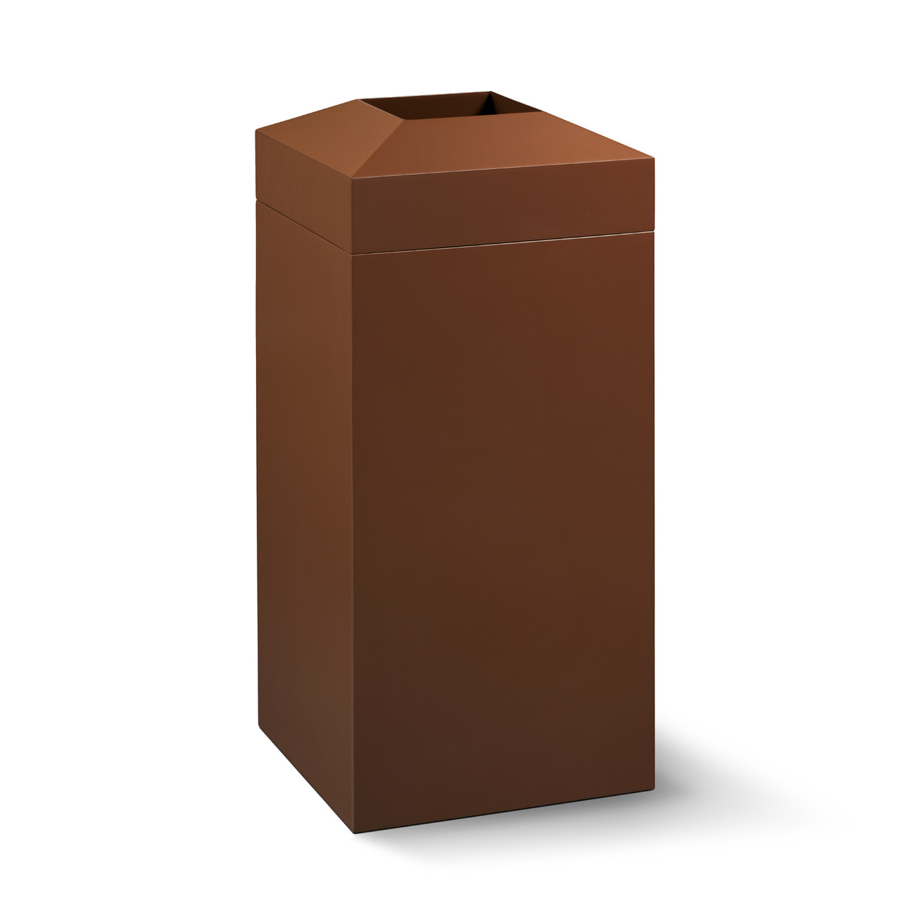 Tetra Modern Fiberglass Trash Receptacle- 24 Colors