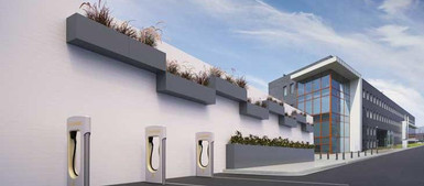 Façade Landscaping Made Easy with Wall Mount Planters - Planters Unlimited
