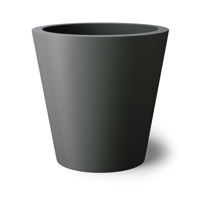 Modern Fiberglass Round Planter