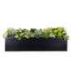 Modern Black Fiberglass Window Box - 7 Sizes
