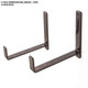Oil Rubbed Bronze Galvanized Powder Coated Window Box or Liner
