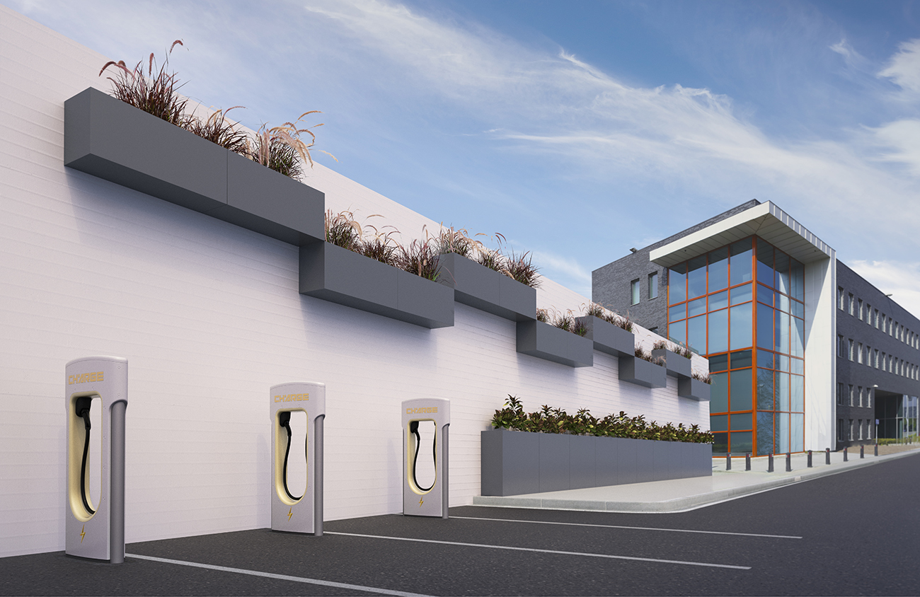 Façade Landscaping Made Easy with Wall Mount Planters - Planters Unlimited