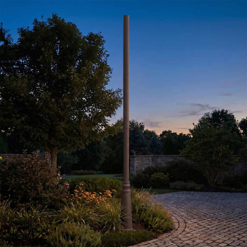 Palo Componibile 3 Metri con base Decorata in Acciaio Corten