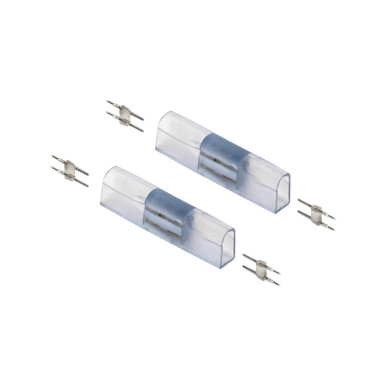 Connettore Tipo "I" per Neon Flex LED Serie 220V - KIT 2 PZ