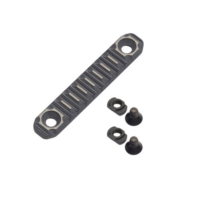ANNEX MLOK Rail Cover Panels - Machined G10 FR4 - GRAY - ALL LENGTHS