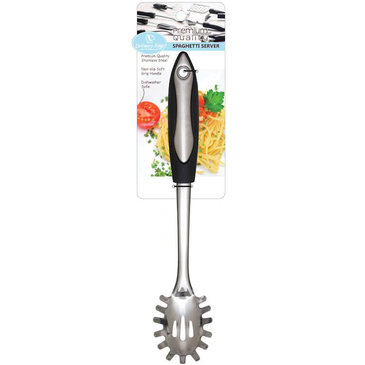 Culinary Edge Premium Quality Stainless Steel Spaghetti Servers with ...