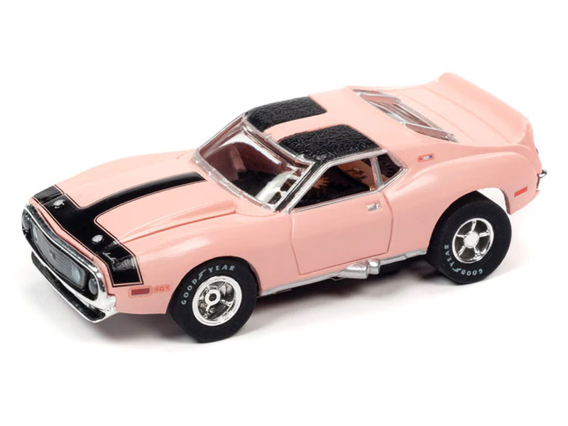 Auto World 1971 AMC Javelin AMX (Pink) X-Traction R35 HO Slot Car