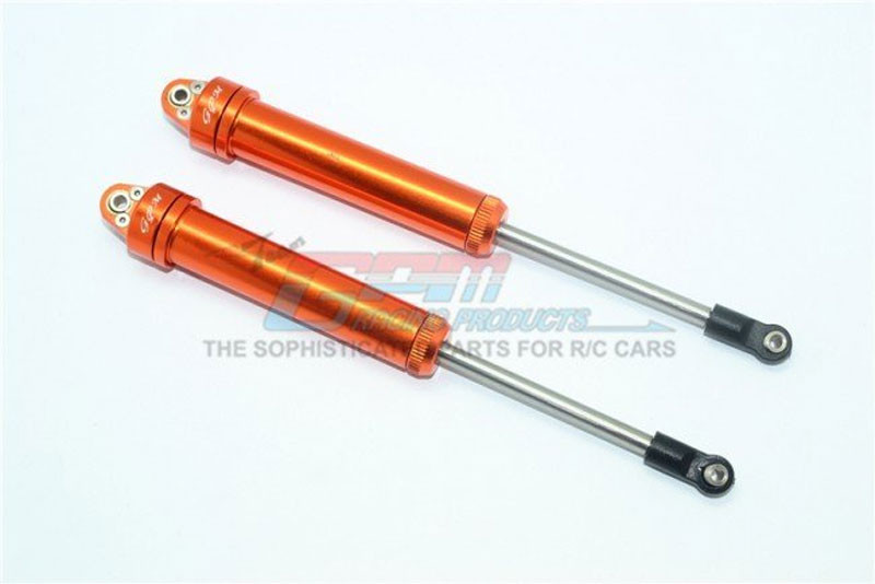 GPM Orange Aluminium Rear Internal Shocks (160mm) 2pc Set for UDR