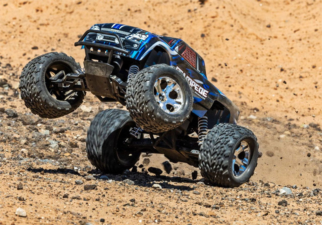Traxxas Stampede 2WD Brushless BL-2s RTR Monster Truck & FREE LIPO BATTERY AND USB-C LIPO CHARGER