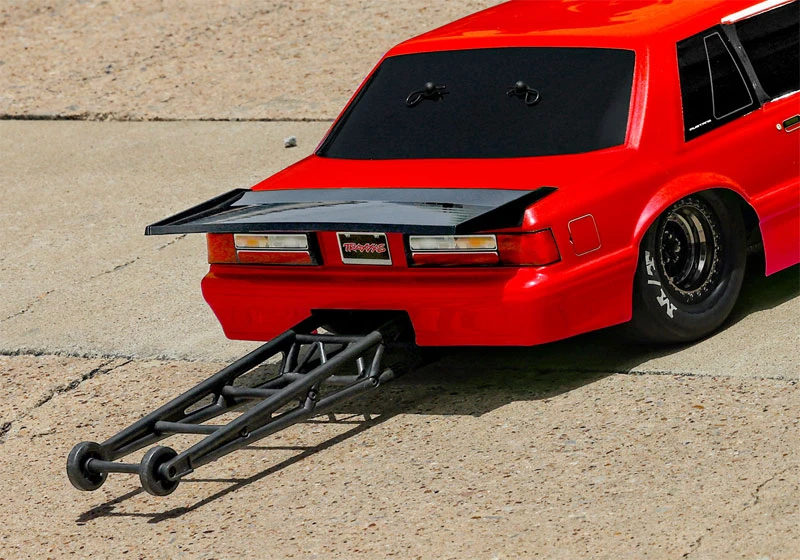 Traxxas Drag Slash 1/10 2WD Brushless Heavy Duty Ford Mustang 5.0 Drag ...