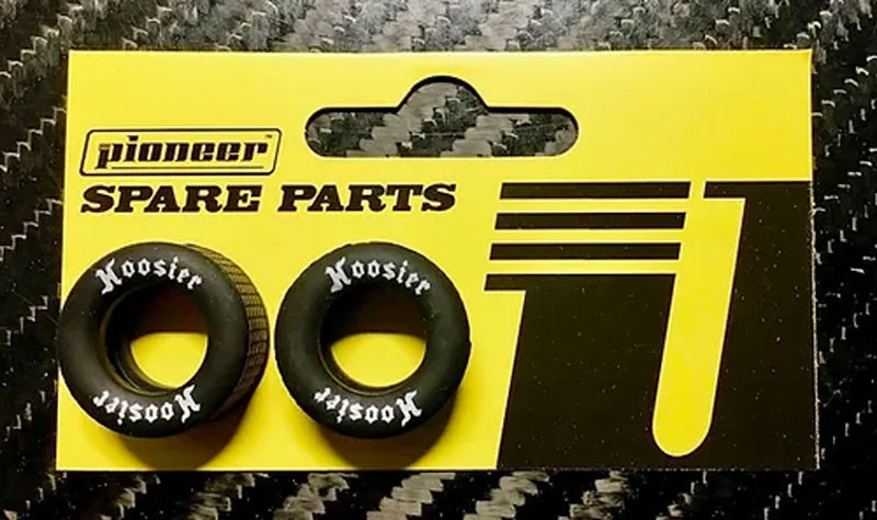 Pioneer Wide Rear Tires with White ‘HOOSIER’ Print (2)