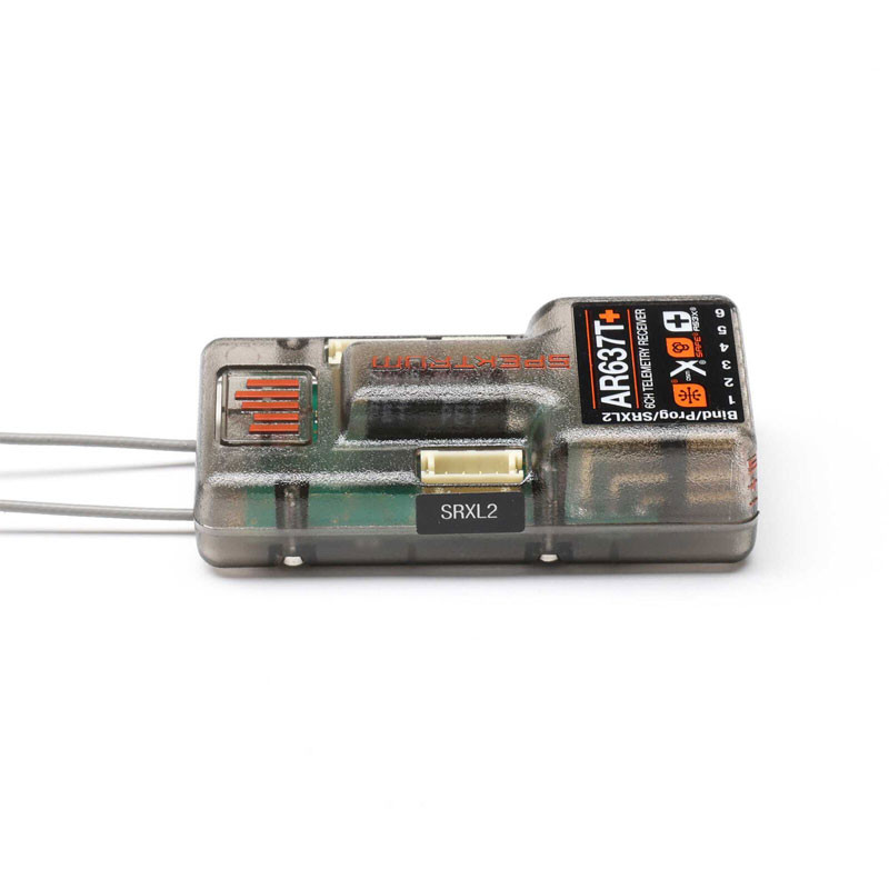 Spektrum AR637T+ DSMX 6 Channel AS3X+ & SAFE Telemetry Receiver