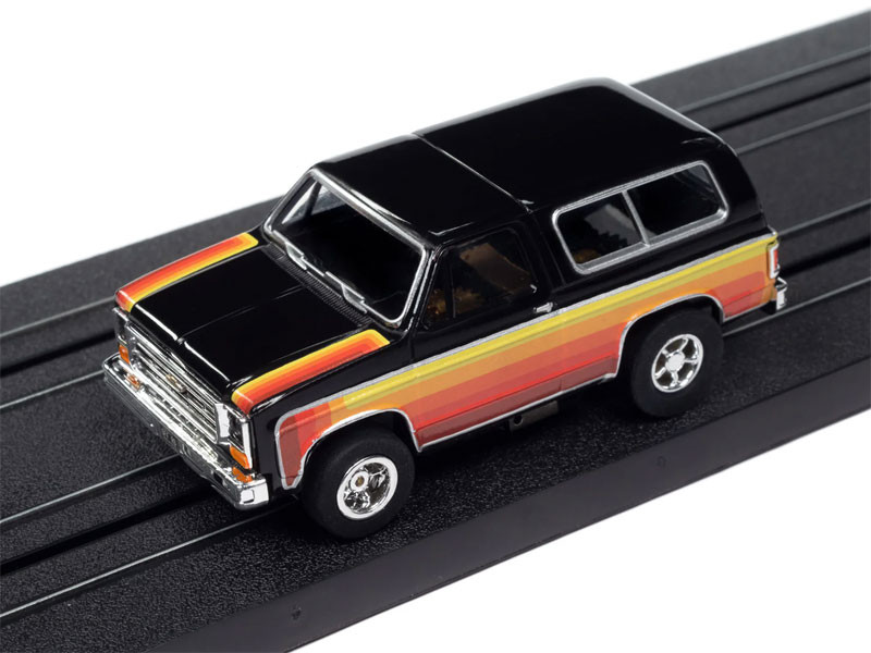 Auto World 1979 Chevy Blazer (Black w/Red & Yellow Side Panels) X ...